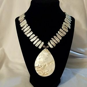 Handcrafted | Jewelry | Biwa Pearl Necklace | Poshmark